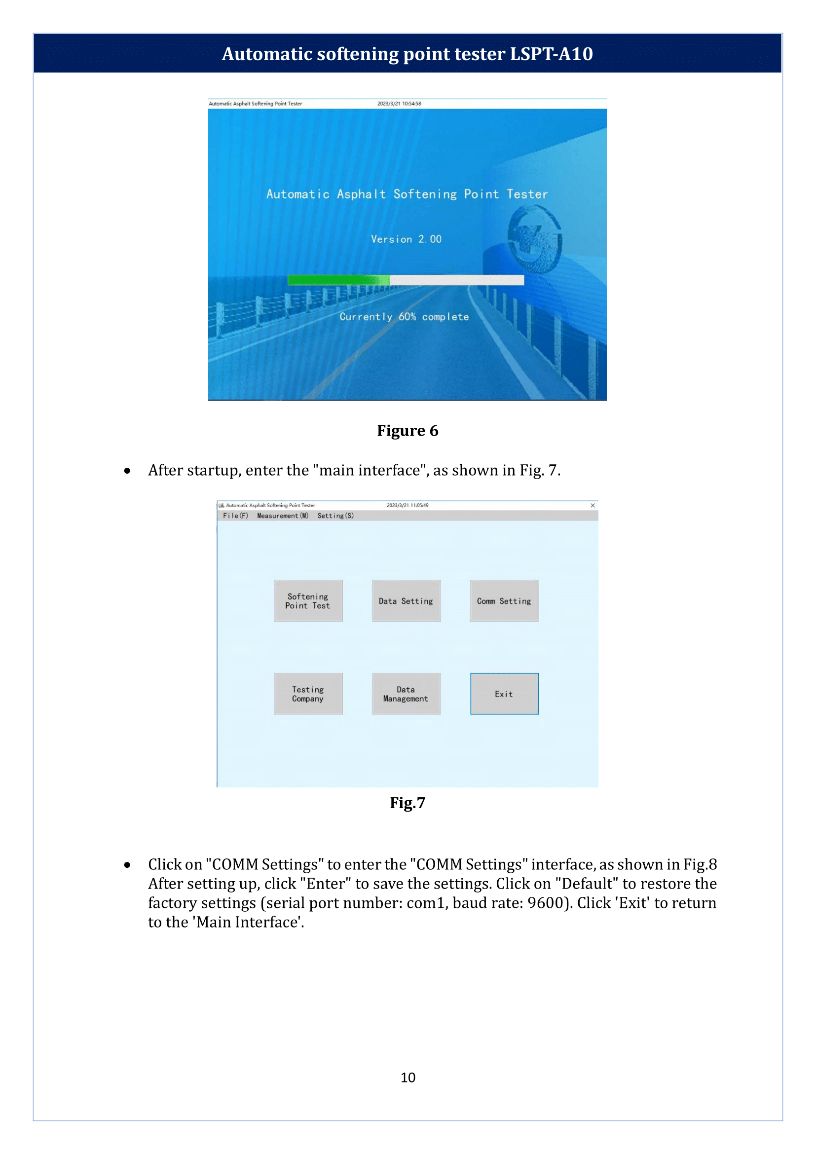 Automatic softening point tester LSPT-A10 Operating Manual