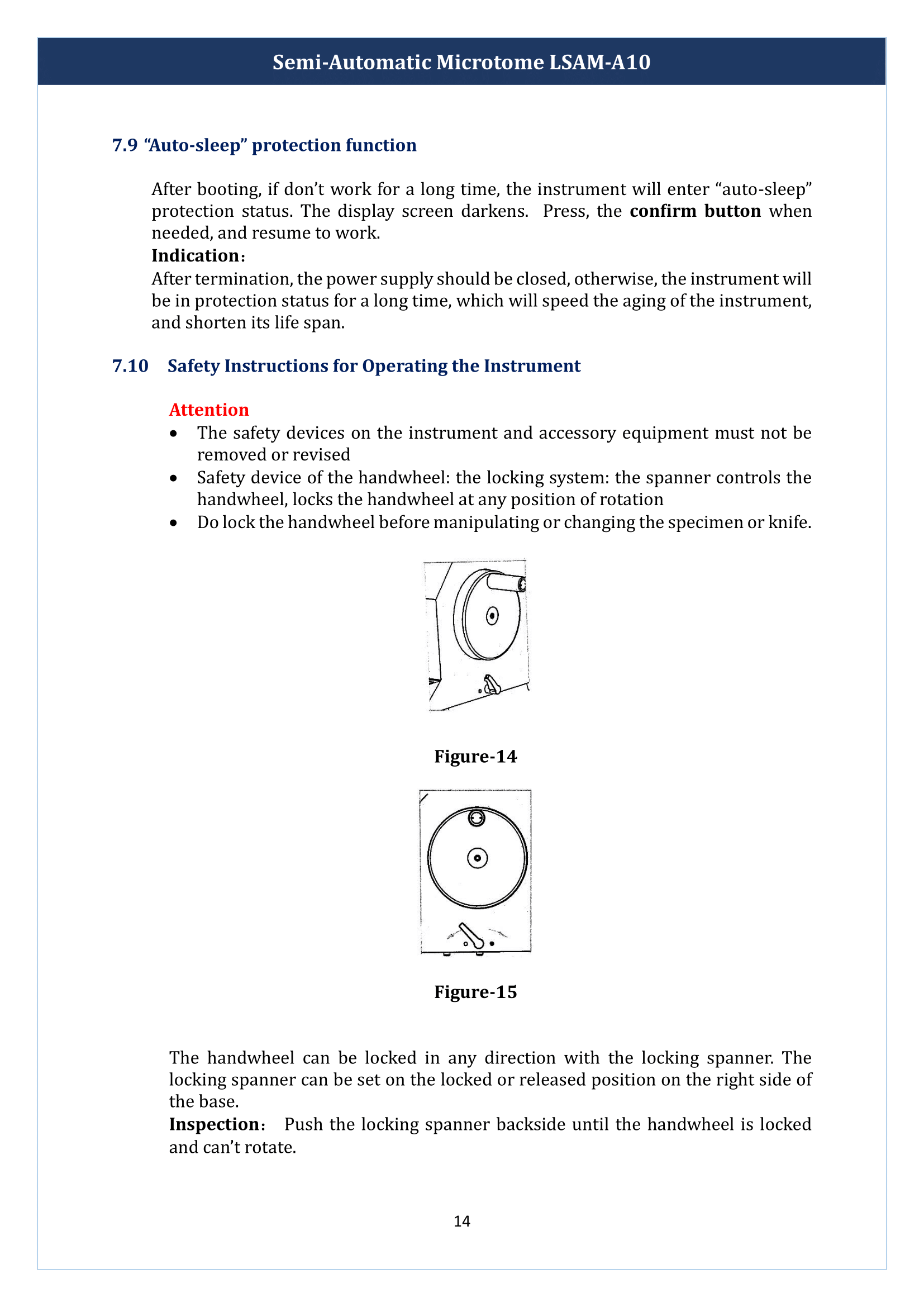 Semi automatic Microtome LSAM-A10 Operating Manual | Labtron