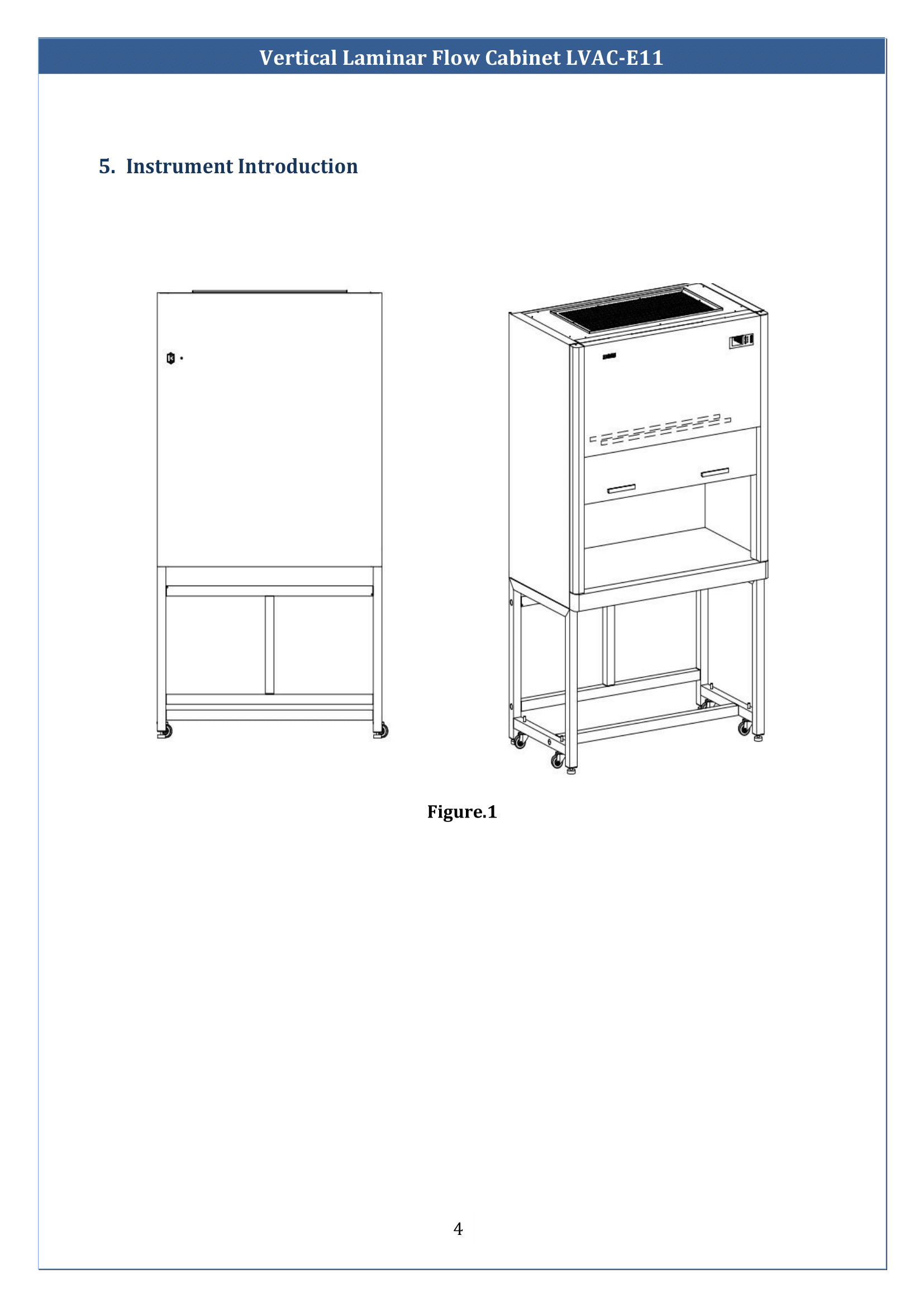 Vertical Laminar Flow Cabinet LVAC-E11 Operating Manual | Labtron