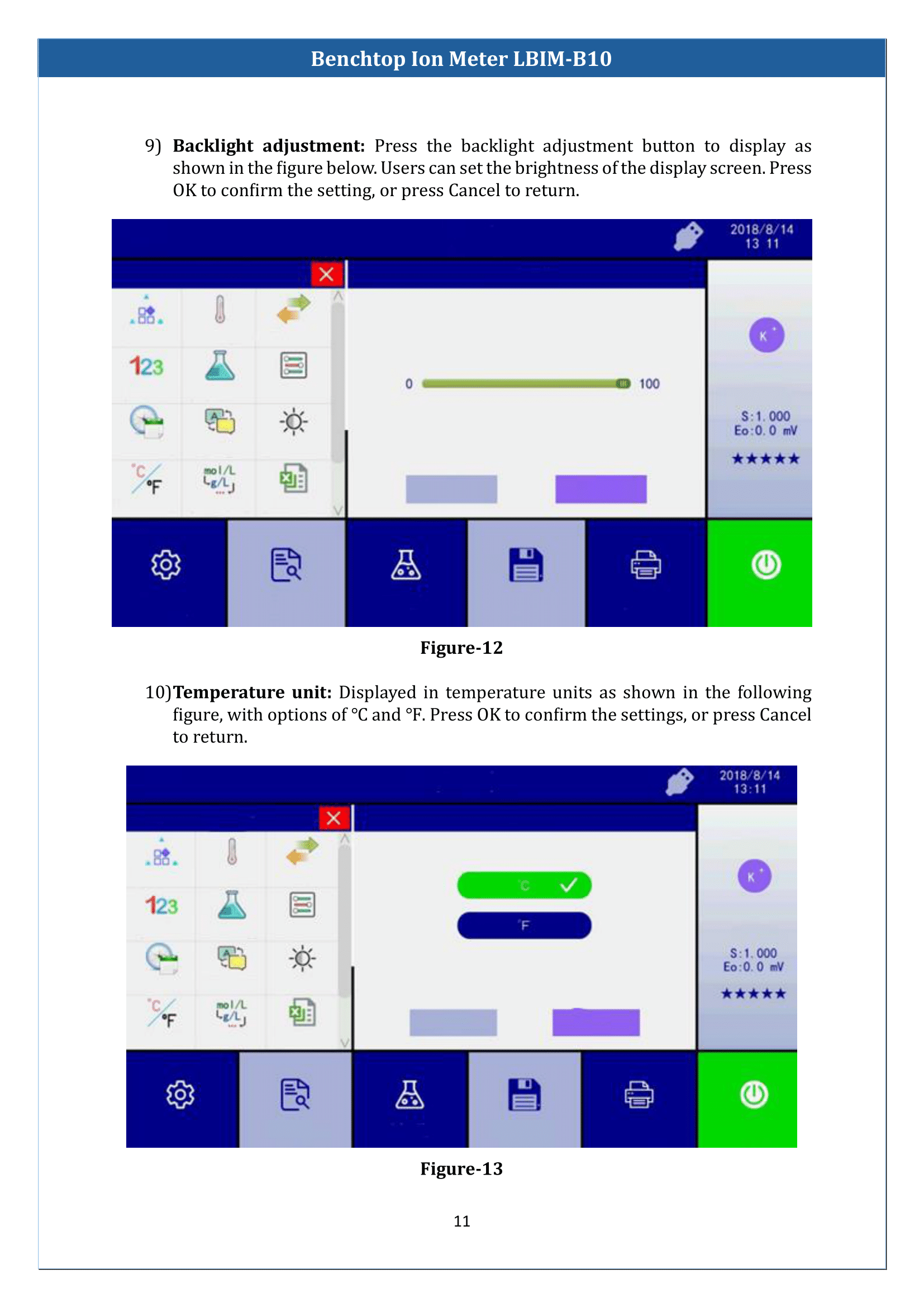 Benchtop Ion Meter LBIM-B10 Operating Manual | Labtron