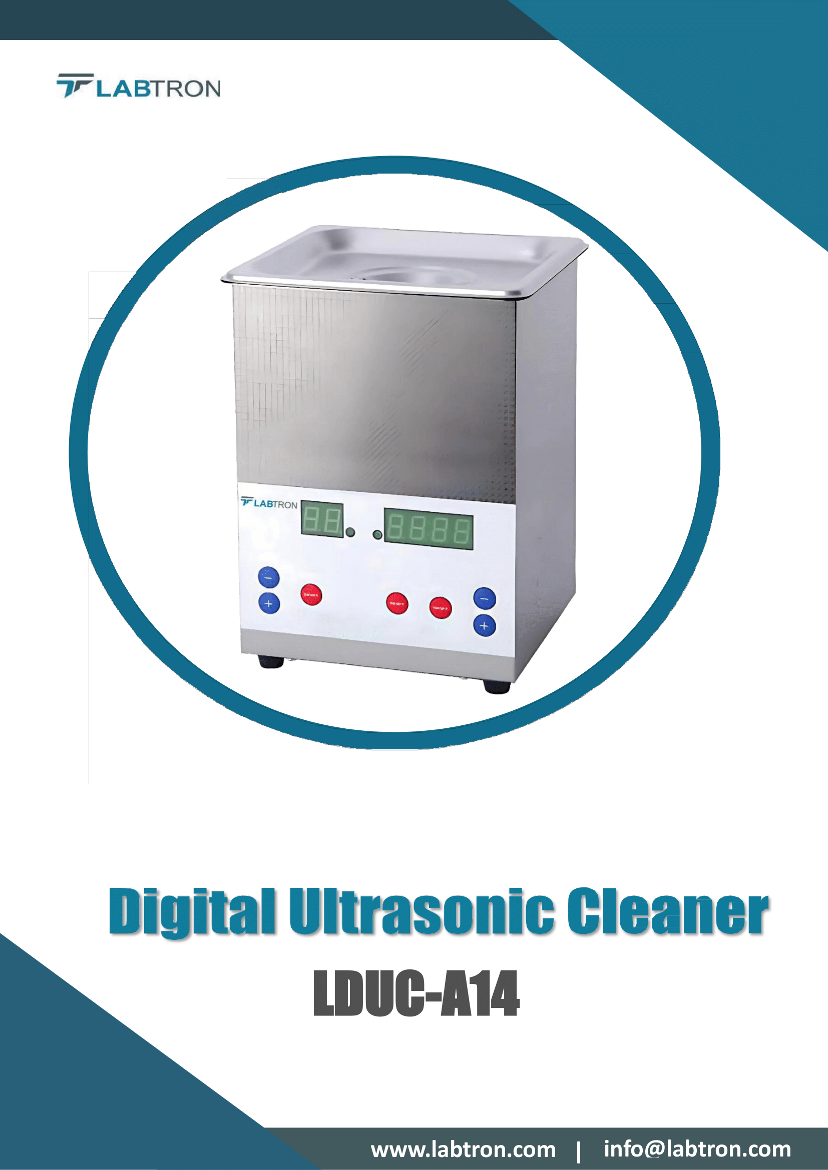 Digital Ultrasonic Cleaner LDUC-A14 Operating Manual | Labtron