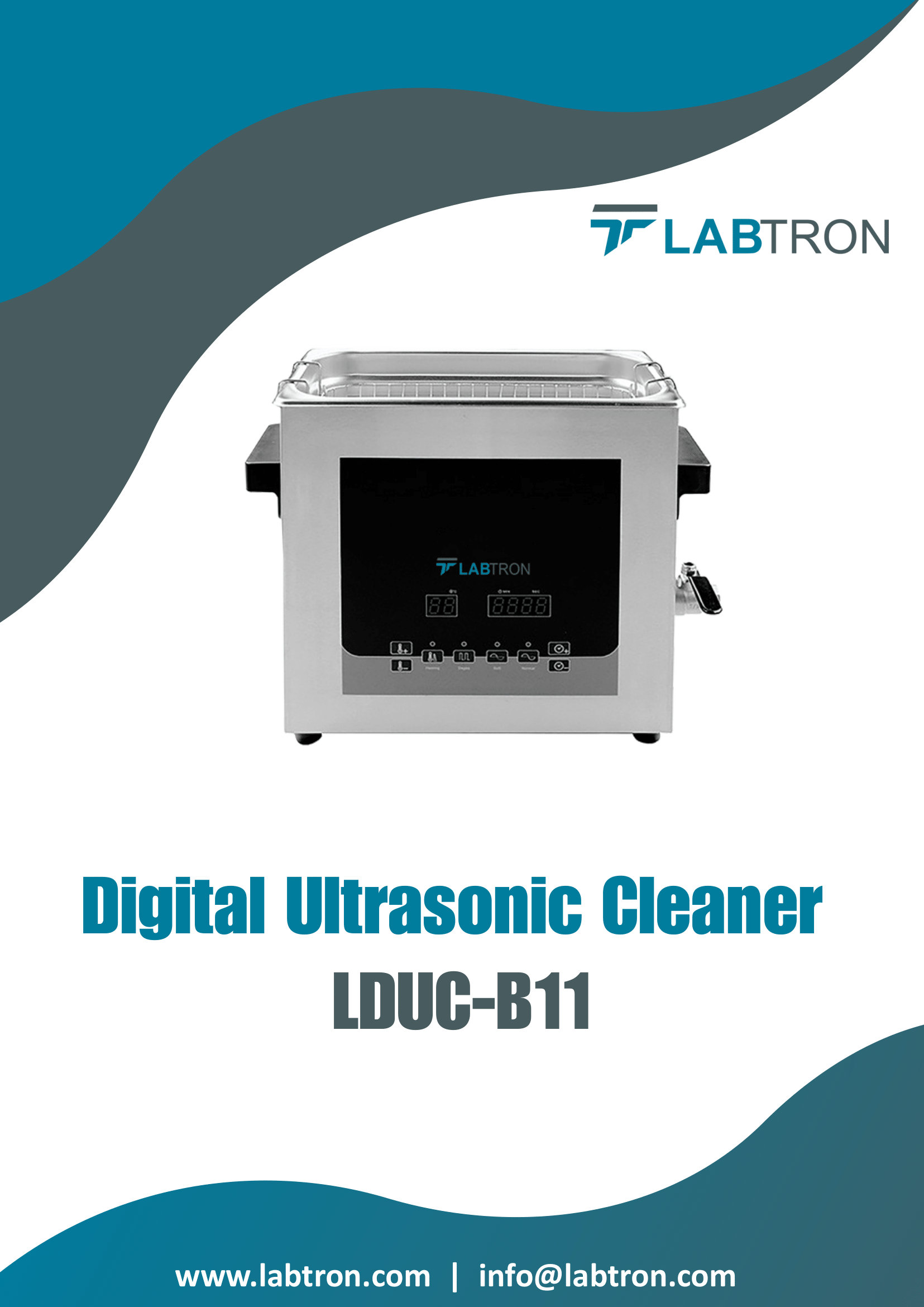 Digital Ultrasonic Cleaner LDUC-B11 Operating Manual | Labtron