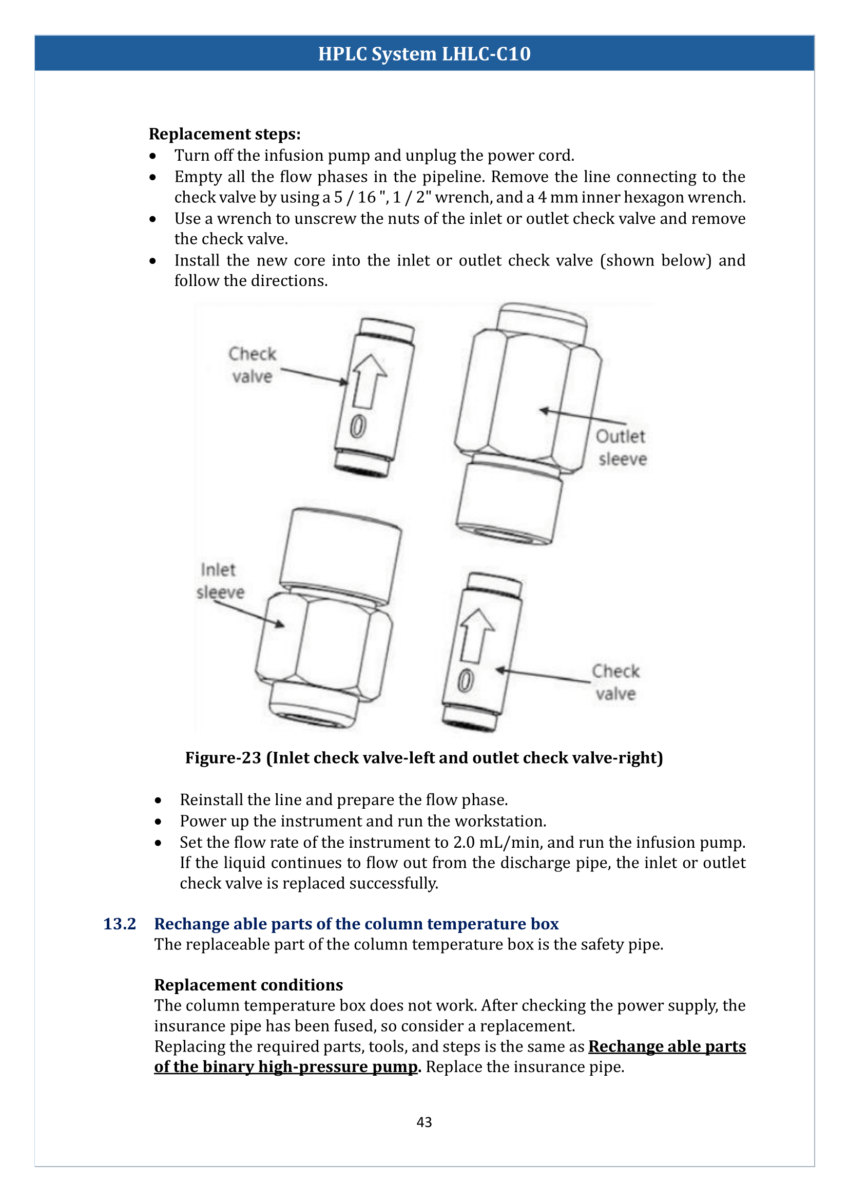 HPLC System LHLC-C10 Operating Manual | Labtron