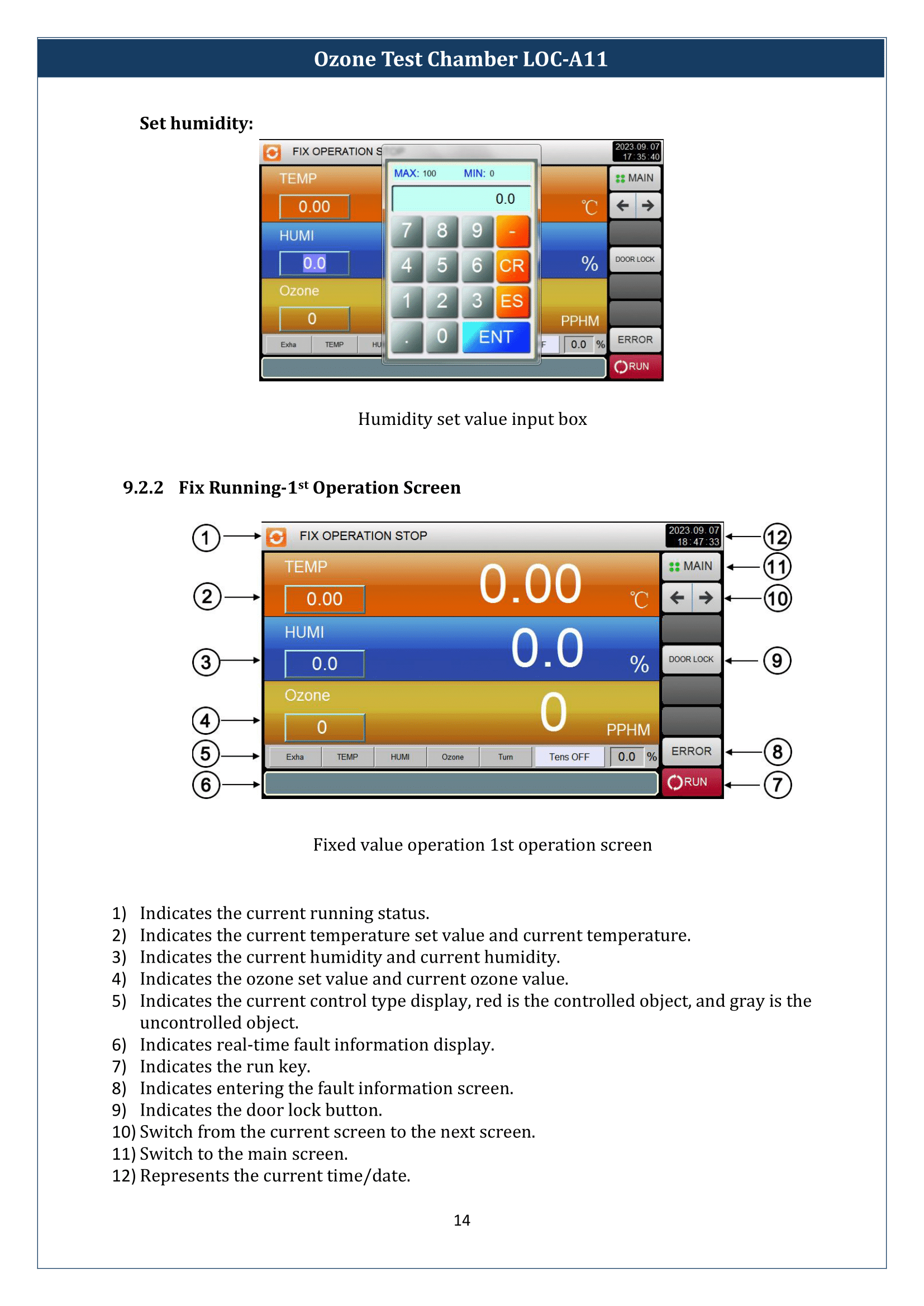 Ozone Test Chamber LOC-A11 Operating Manual | Labtron