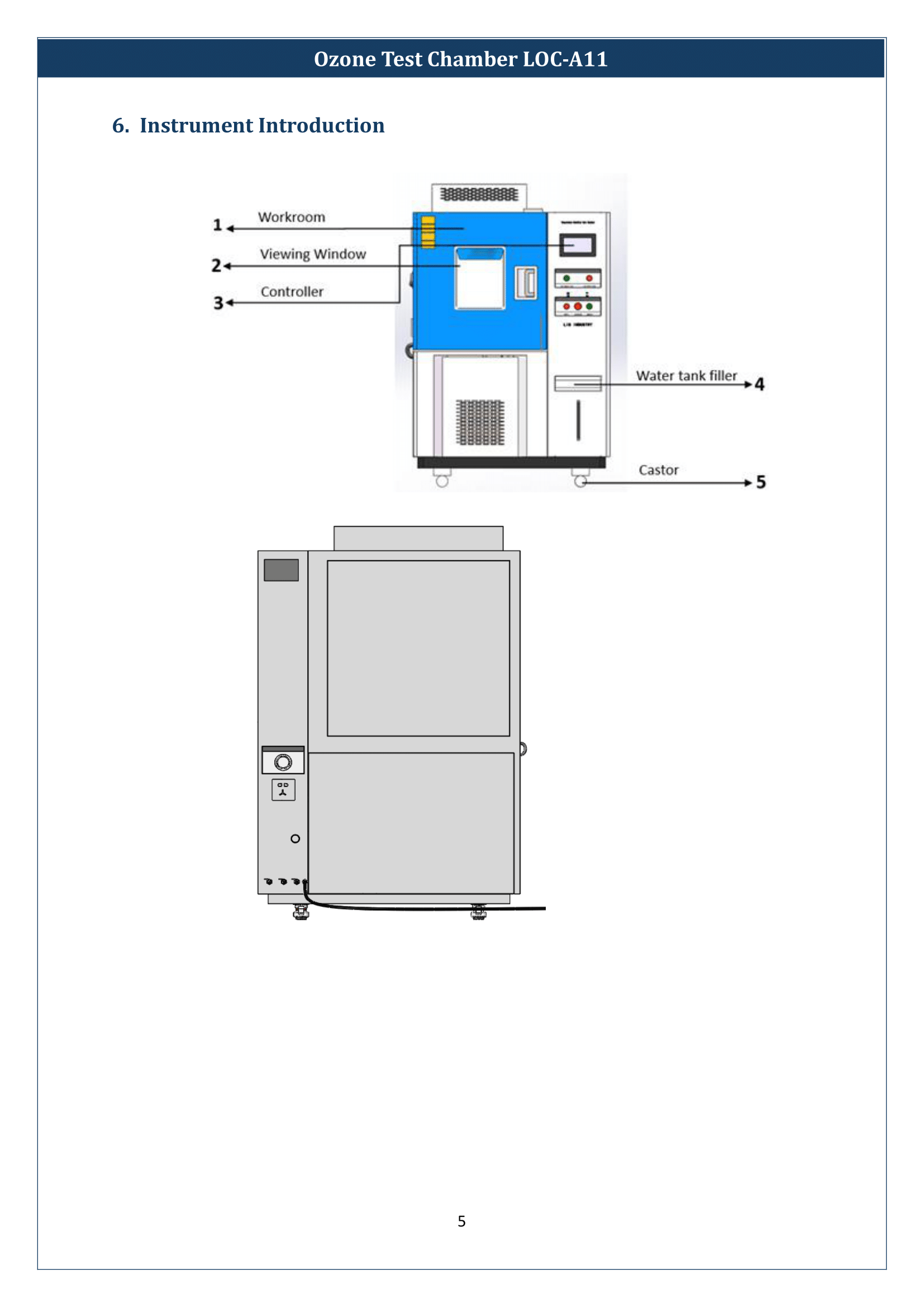Ozone Test Chamber LOC-A11 Operating Manual | Labtron