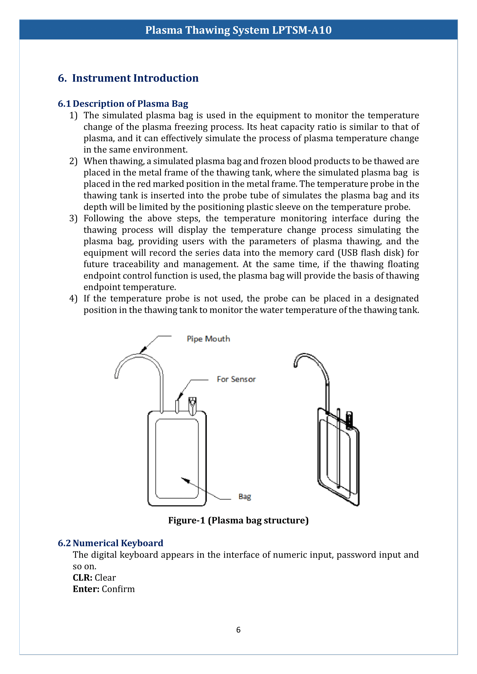 Plasma Thawing System LPTSM-A10 Operating Manual | Labtron
