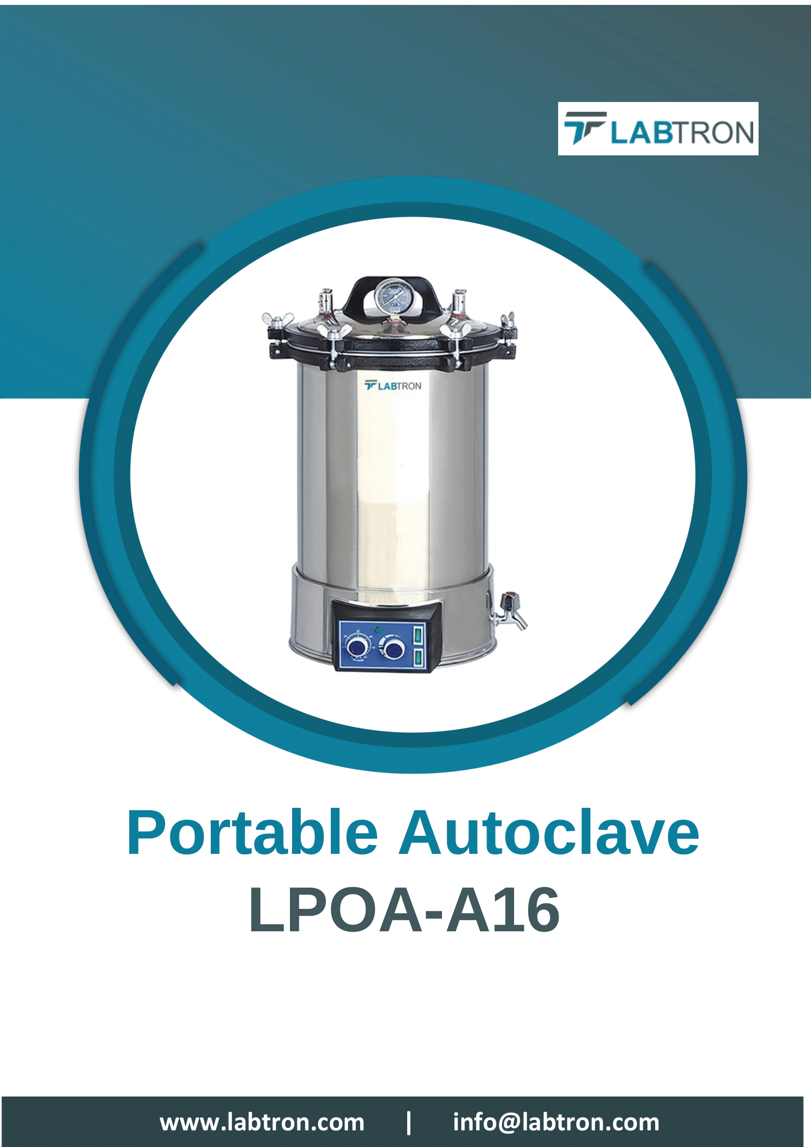 Portable Autoclave LPOA-A13 Operating Manual | Labtron