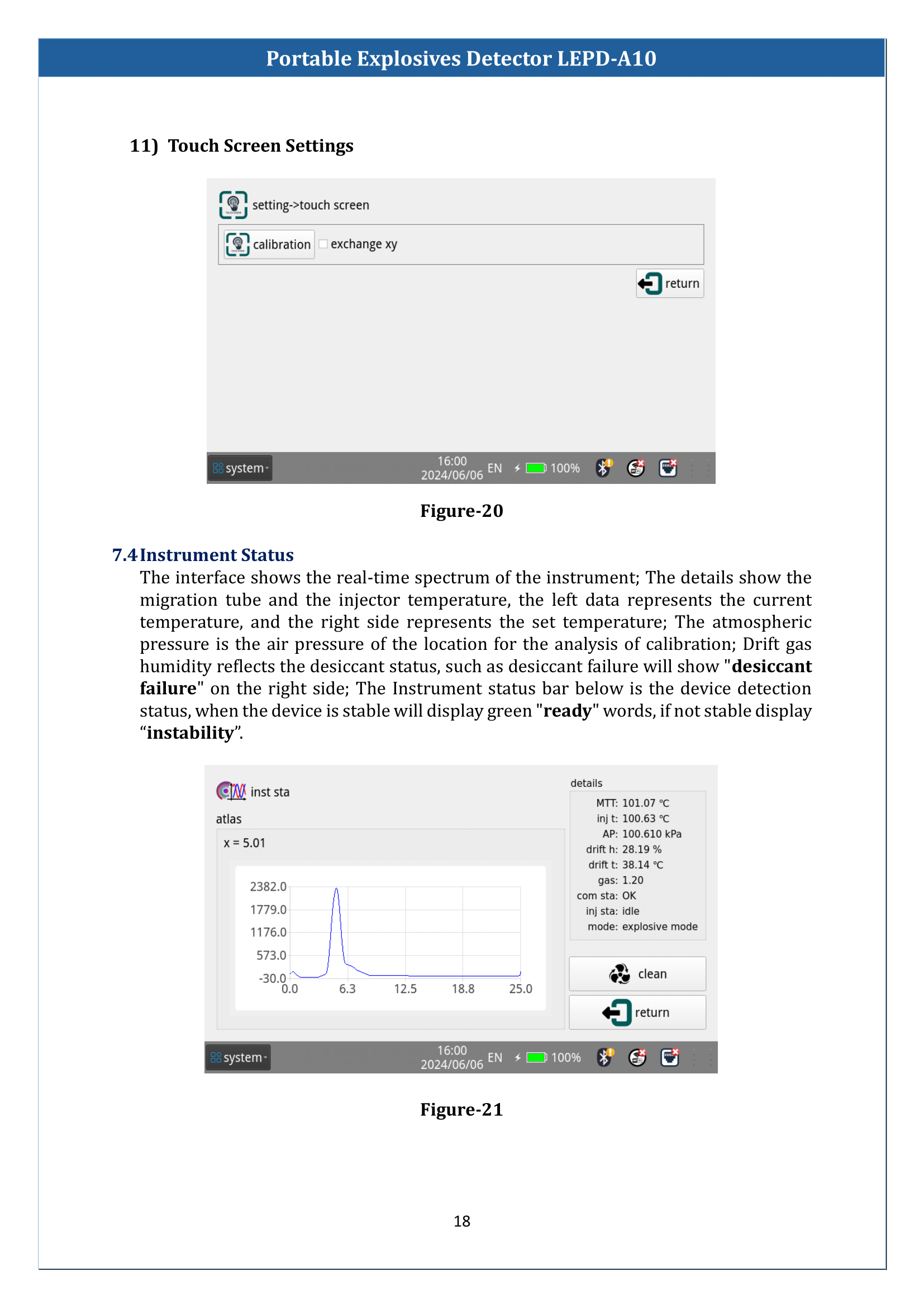 Portable Explosives Detector LEPD-A10 Operating Manual | Labtron