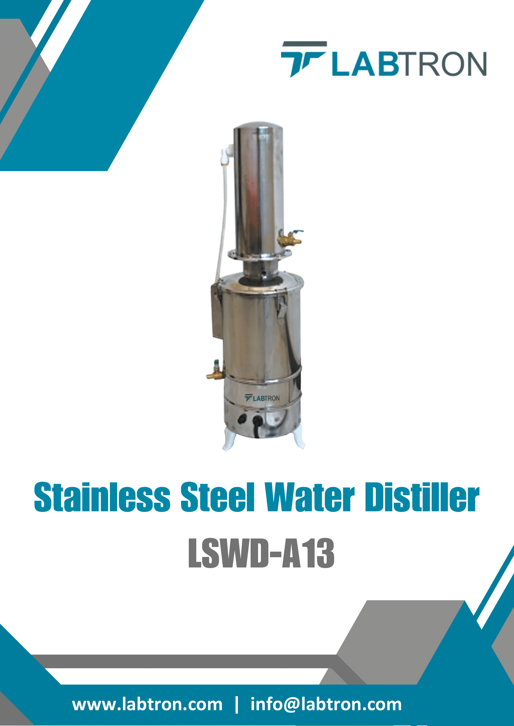 Stainless Steel Water Distiller LSWD-A13 Operating Manual