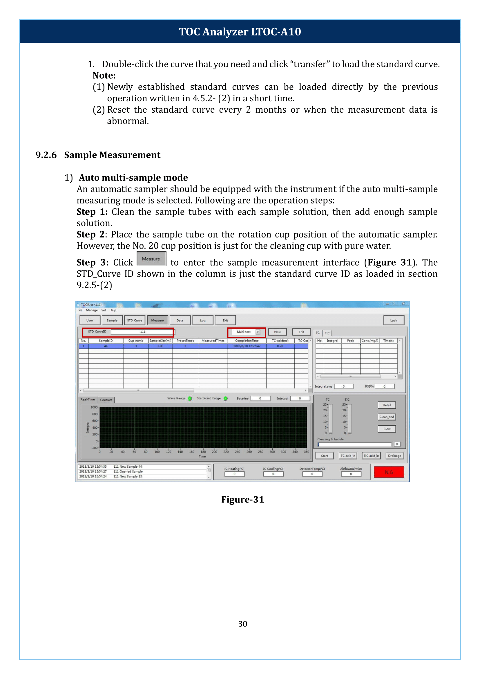 TOC Analyzer LTOC-A10 Operating Manual | Labtron