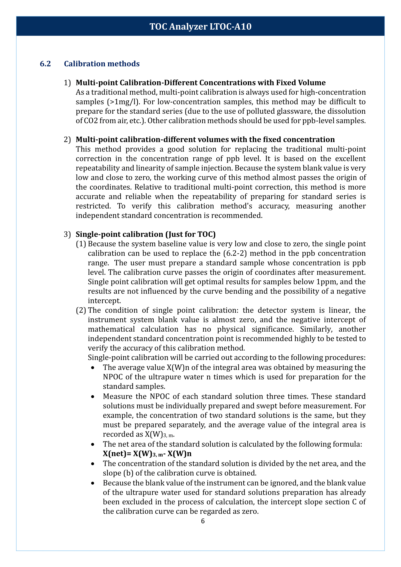 TOC Analyzer LTOC-A10 Operating Manual | Labtron