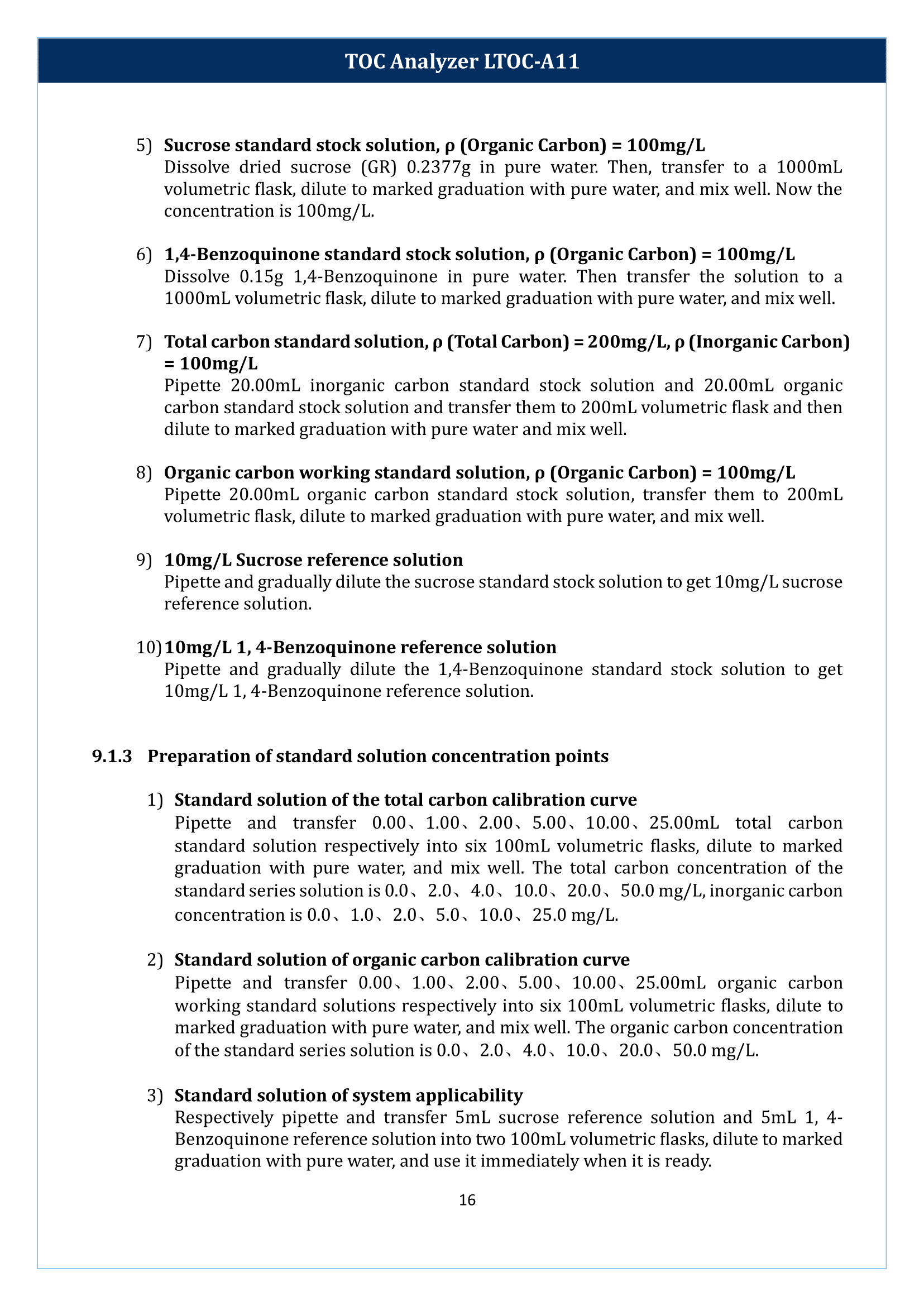 TOC Analyzer LTOC-A11 Operating Manual | Labtron