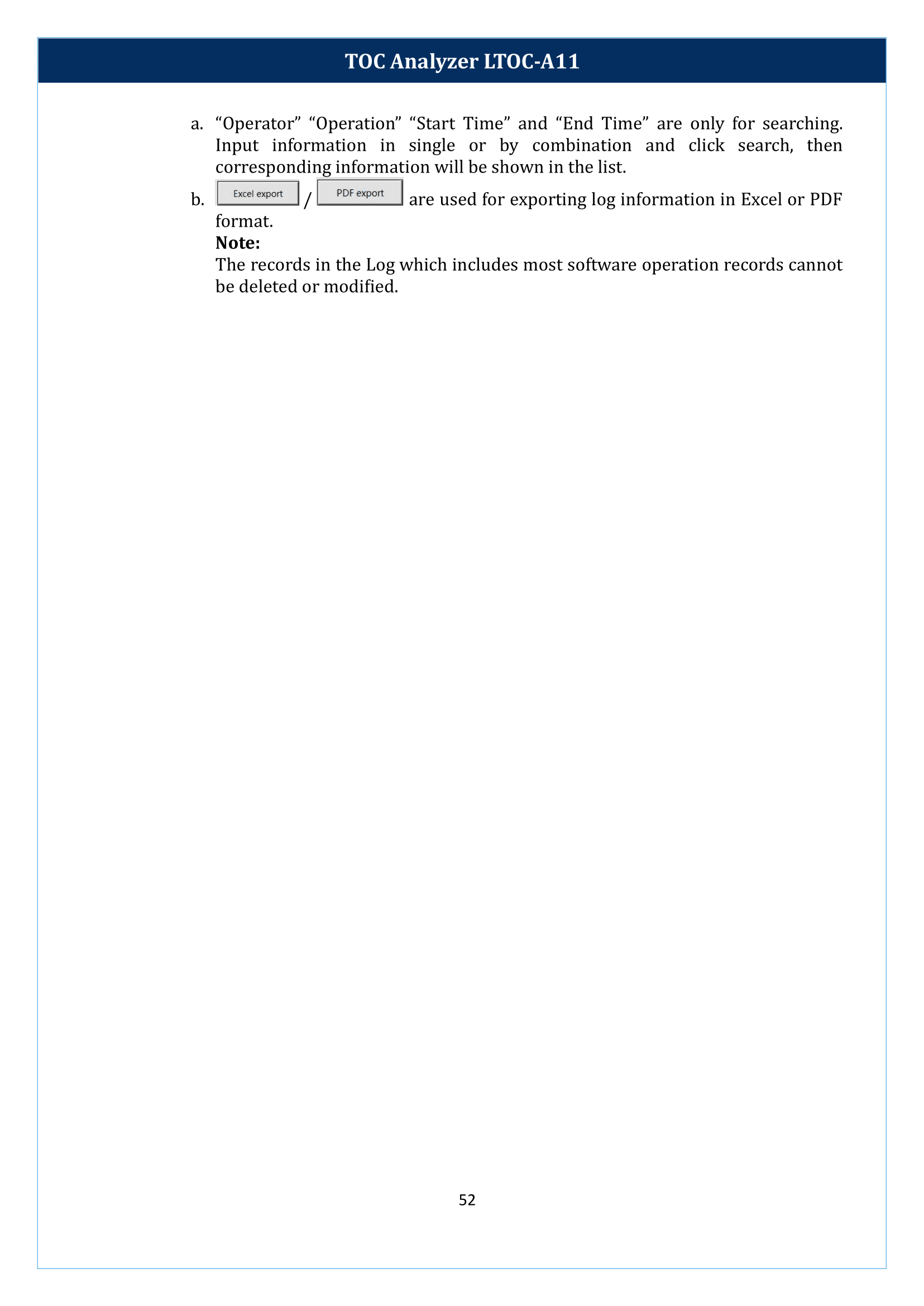 TOC Analyzer LTOC-A11 Operating Manual | Labtron