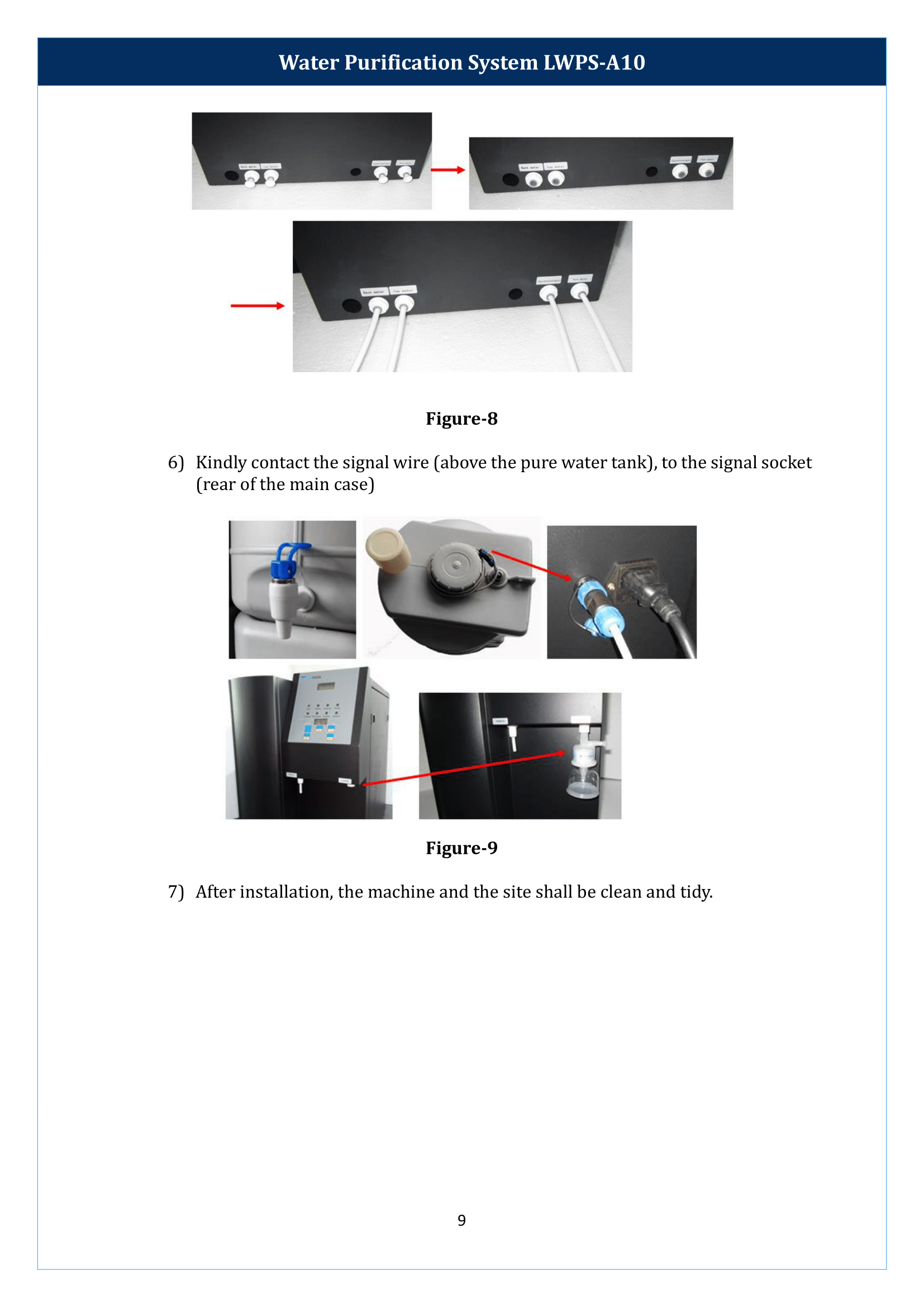 Water Purification System LWPS-A10 Operating Manual | Labtron