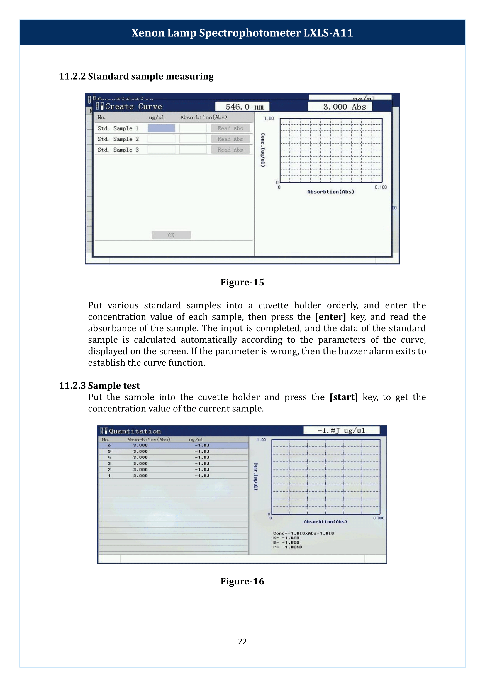 Xenon Lamp Spectrophotometer LXLS-A11 Operating Manual | Labtron