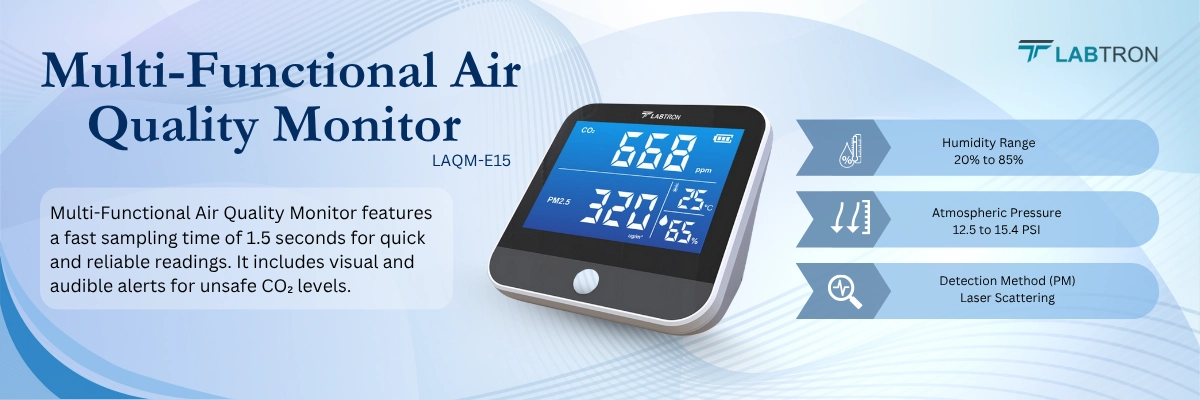 Air Quality Monitor LAQM-E15 | Multi-Functional | Air Sensor