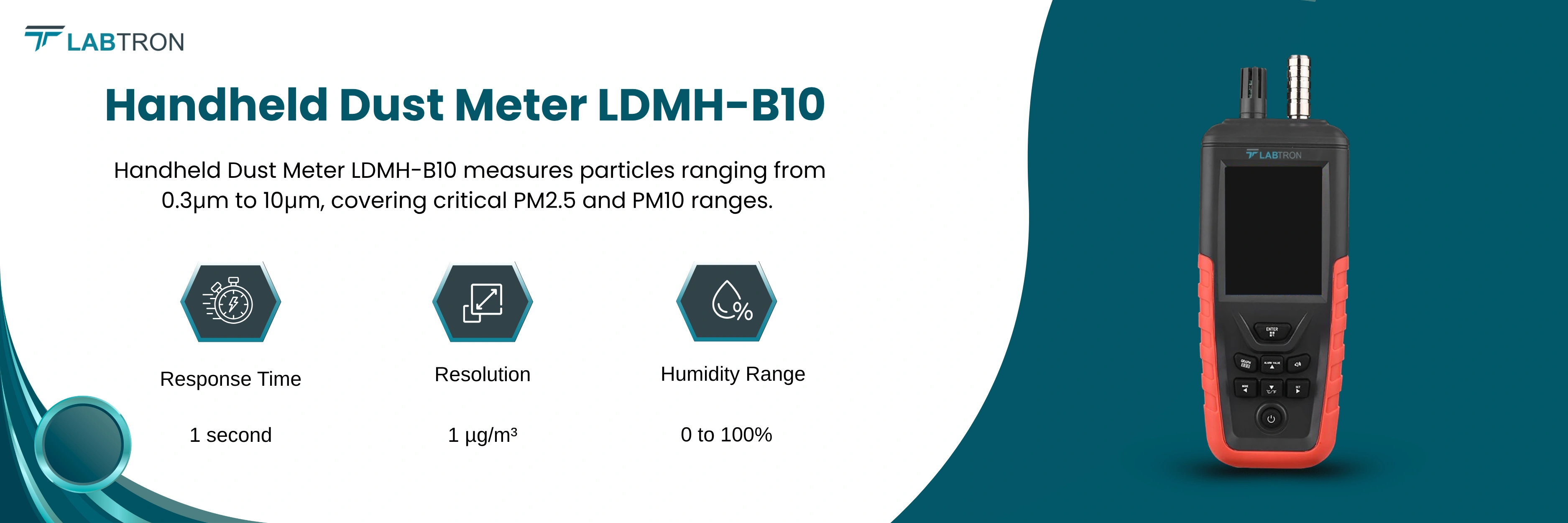Handheld Dust Meter LDMH-B10 | Dust Meter Manufacturer