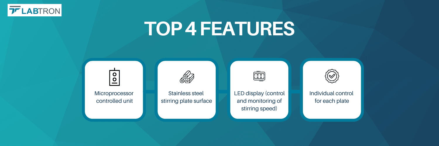 Multi-Position Magnetic Stirrer LMMS-A22 | Laboratory Stirrer
