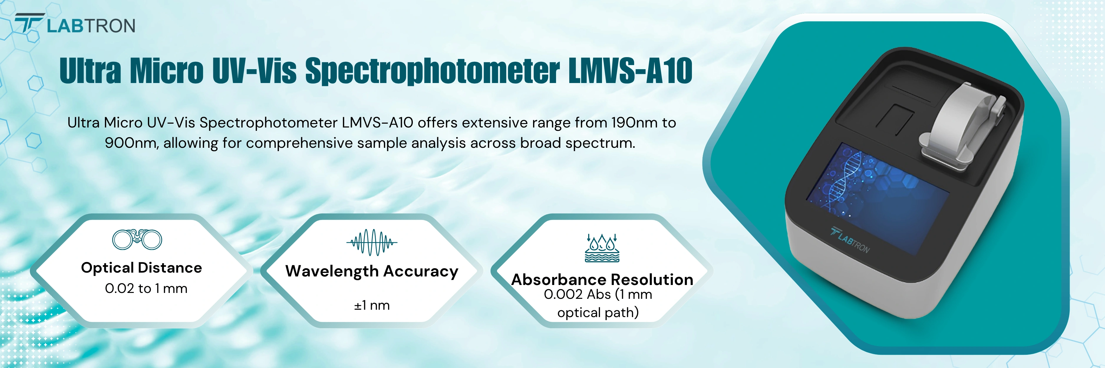 Ultra Micro UV-Vis Spectrophotometer LMVS-A10 | Spectrophotometer