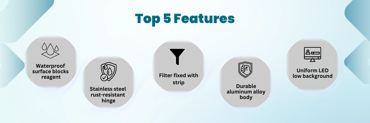 Blue LED Transilluminator LTI-A10 | Blue LED Light Box | Labtron